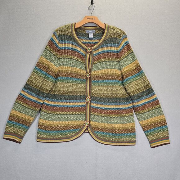 Koret | Sweaters | Vintage Koret Womens Cardigan Sweater Jacket Large ...